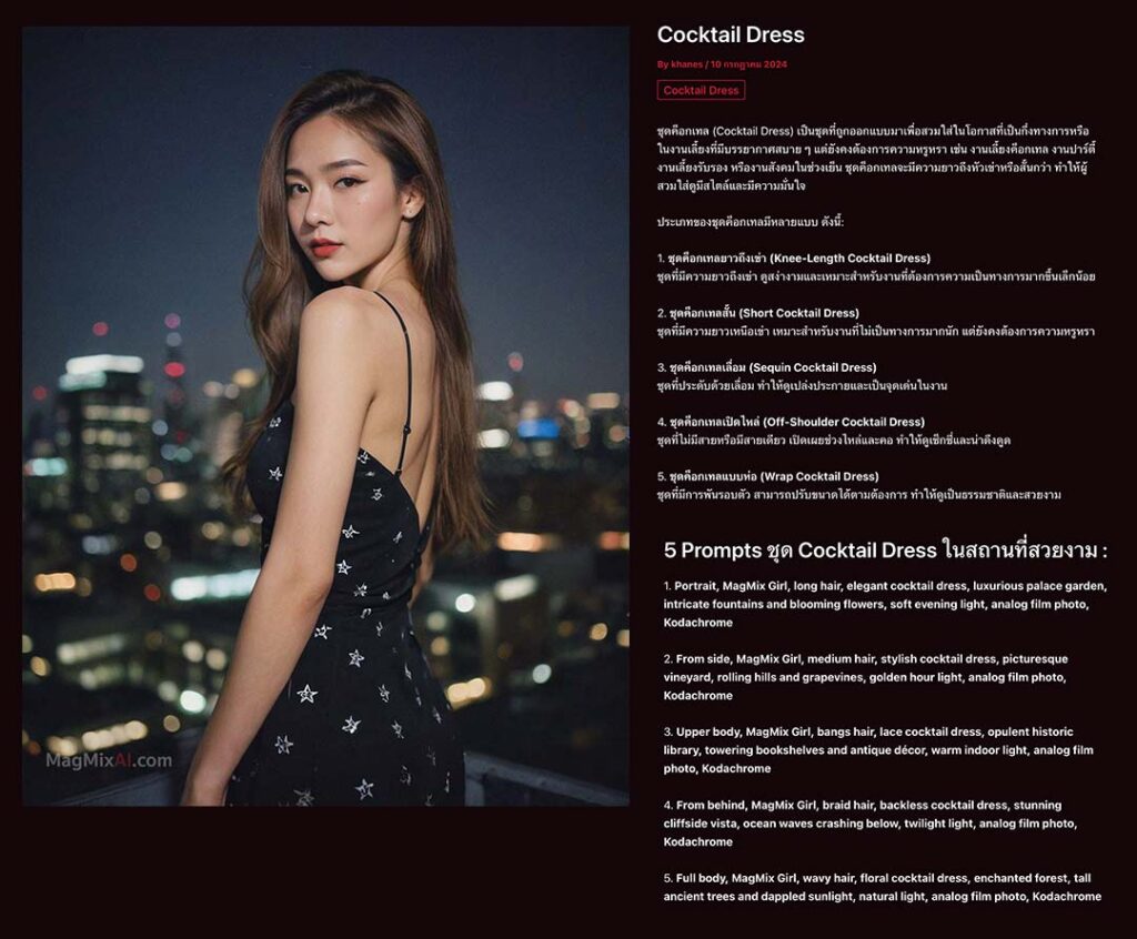 สิทธิพิเศษสมาชิก MagMixAI – MagMix