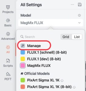 วิธีใช้ MagMix FLUX ใน Draw Things – MagMix