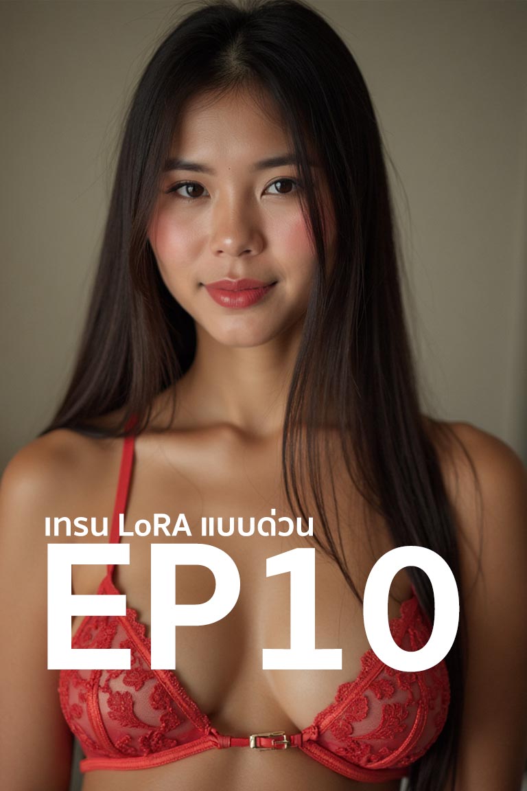 TensorArt EP10 สอนเทรน LoRA ด้วย FLUX Fast – MagMix